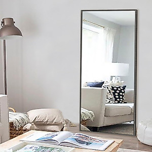 H&A 65"x22" Full Length Mirror Full Body Mirror Bedroom Floor Standing or Hanging