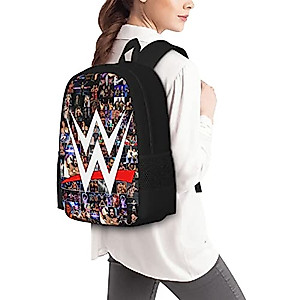 Huaili Backpack Laptop School Backpack Travel Bag 17inch, Black, One Size Multicolour