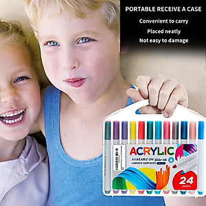 Lexpro Acrylic Paint Pens, Marker Pen for Porcelain, Rock Painting, Stones, Pebbles,Ceramic, Glass, Fabric, Canvas,Wood & DIY Mug Design-Green