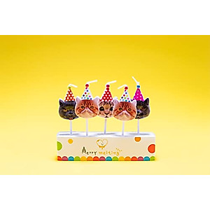 Merrymelting Merry Melting Birthday Candle for Cake Topper (cat Birthday Candle)
