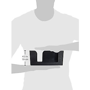 Winco BC-6 Bar Caddy with 6 Compartments,Black,Medium