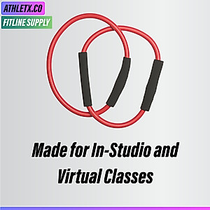 Barre Double Tube - Red Resistance Band - ATHLETX.CO