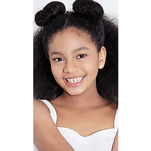 AUBE JEWELRY Hypoallergenic 925 Sterling Silver Cupcake Stud Earrings Adorned with Crystal with Silicone Coated Push Backs for Girls and Women