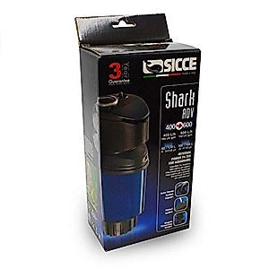SICCE Shark ADV 600 Internal Filter, freshwater and saltwater application, for submerged use|158 GPH