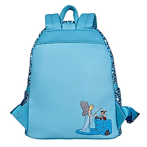 Loungefly Pinocchio's Blue Fairy Sequin Mini Backpack