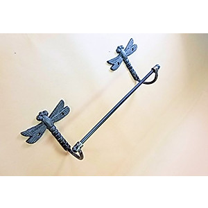 Dragonfly Cast Iron Bathroom Accessory Set 4 pc