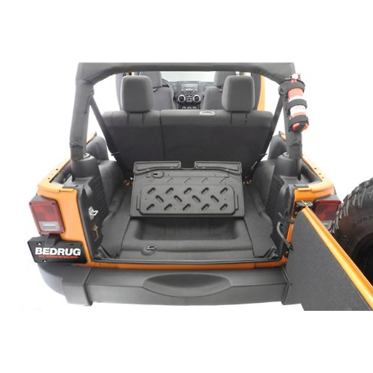 BedRug Jeep Kit - BedTred BTJK11R2 fits 11+ JK 2DR REAR 5PC CARGO KIT (INCLUDES TAILGATE & TUB LINER)