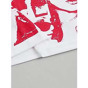 SOLY HUX Women's Y2k Tops Graphic Sleeveless Round Neck Summer Crop Tank Top Red Figure S