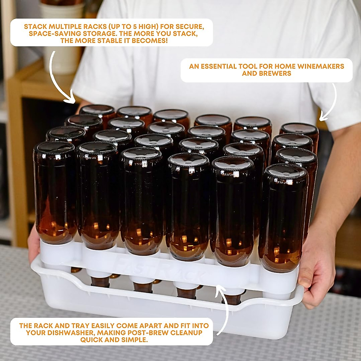 FastRack Beer Rack (Beer Rack 1 + Tray 1)