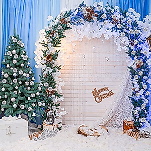 IPOPU Artificial Flowers, 25pcs Foam Glitter Roses Glitter Foam Rose Foam Rose with Stem for DIY Wedding Bridal Bouquet Home Party Christmas Decoration(Silver)