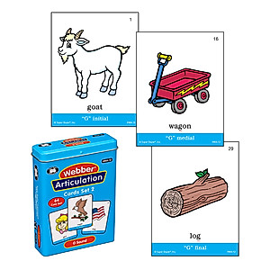 Super Duper Publications | Articulation G Sound Fun Deck | Vocabulary and Language Development Flash Cards | Educational Learning Materials for Children