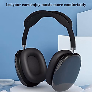 Wireless Stereo HiFi Headphone Bluetooth Music Wireless Headset with Microphone Sports Earphone Stereo HiFi Earphones (Black)
