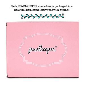 Jewelkeeper Personalize-Your-Own Pink Girl's Musical Ballerina Jewelry Box, You are My Sunshine Tune