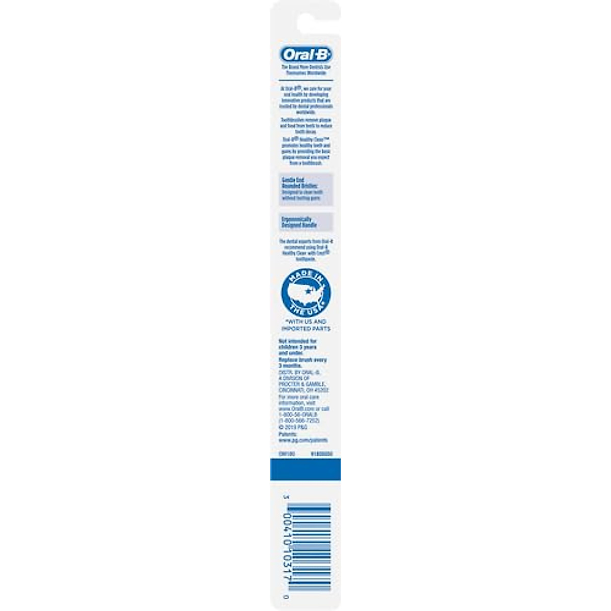 Oral-B Healthy Clean Toothbrush, Soft, 1 Count