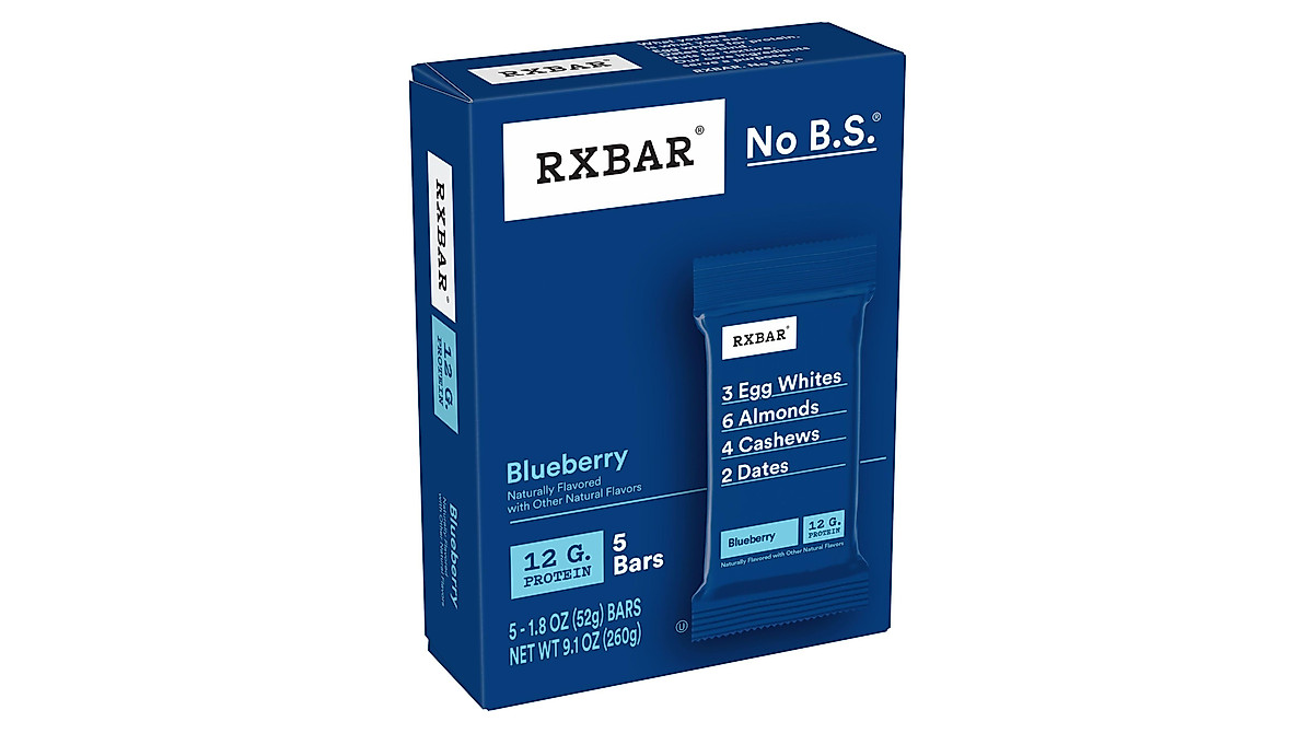 Buy RXBAR Blueberry Protein Bars - 12g Protein, Gluten Free