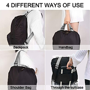 ZOEA Lightweight Stroller Travel Bag, Compatible with Gb Pockit Stroller and Gb Pockit Plus Lightweight Stroller (white grey)