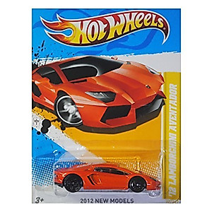 Hot Wheels 2012 New Models '12 Lamborghini Aventador Orange #12/247