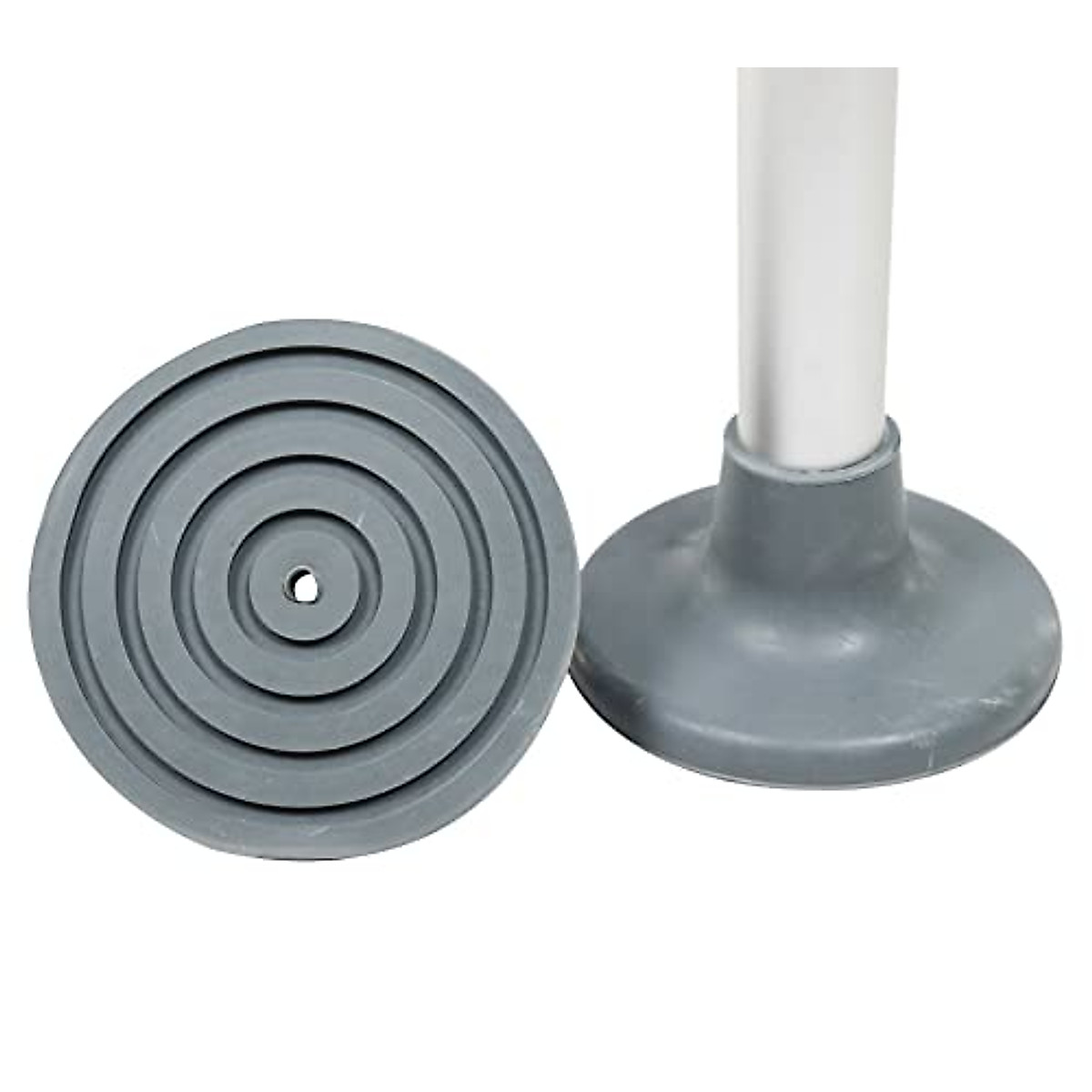 KMINA - Padded Shower Chair with Arms and Back (330 lbs) with Double Reinforced Crossbar and Cushion, Heavy Duty Shower Seat for Adults, Shower Chair for Inside Shower White - Made in Europe