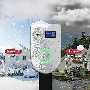 TopAutoGear EV Charger for Tesla & SAE J1772 Electric Cars - 48A Level 2, Bluetooth and WiFi App Control, 25FT Cable, NEMA14-50 Plug, Indoor/Outdoor Universal Fast Charging Station