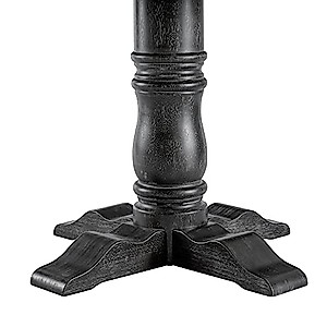 Progressive Furniture Muse Round Dining Table, 48" W x 48" D x 30" H, Weathered Pepper