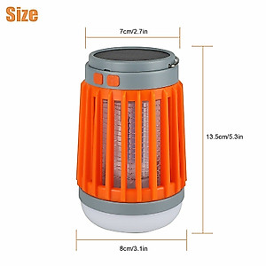 THE PERFECT PART Solar USB Mosquito Killer Light Electronic Fly Bug Insect Zapper Trap Pest Lamp