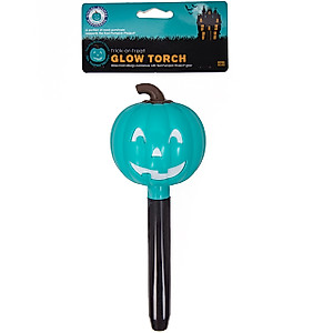 Teal Pumpkin Halloween Flashlight Glow Torch - Light Up Jack O Lantern Trick or Treat Accessory - Official Teal Pumpkin Project Gear, Let People Know your House is Allergy Freindly! Non-Candy Treat