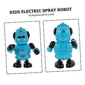 Toyvian 1pc King Robot Puppy Toys for Kids Mini Toy Robot for Kids Child Robot Toy Robotic Toy Kids Robot Toy Birthday Present Child Plastics, Electronic Components Blue Desktop
