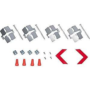 Morris Products LED Exit Sign – Recessed Mount Edge – Red on Clear Panel, White Housing – Compact, Low-Profile Design – Single Sided Legend – Energy Efficient, High Output – 1 Count, (73331)