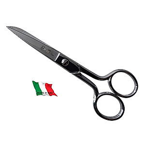 Ultima 5 Inch Dress Maker Scissors – Drop Forged Carbon Steel Dressmaker’s Sheers, Chrome Plated with Straight Handles, Made in Italy