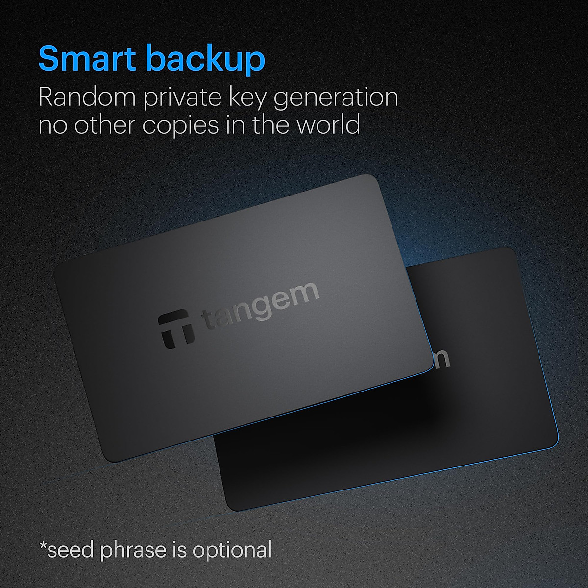 TANGEM Wallet Pack of 3 - Secure Crypto Wallet - Trusted Cold Storage for Bitcoin, Ethereum, NFT's & More Coins - 100% Offline Hardware Wallet