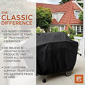 Classic Accessories,55-992-040401-EC, Water-Resistant 63 Inch Flat Top Griddle Cover,Black,Large