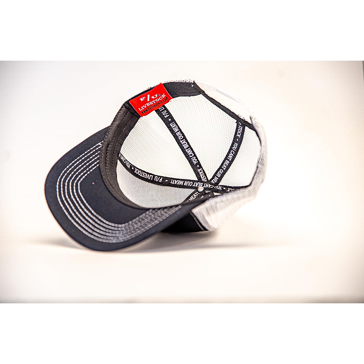 F/U LIVESTOCK BAA Means No (Black/White, Baseball)