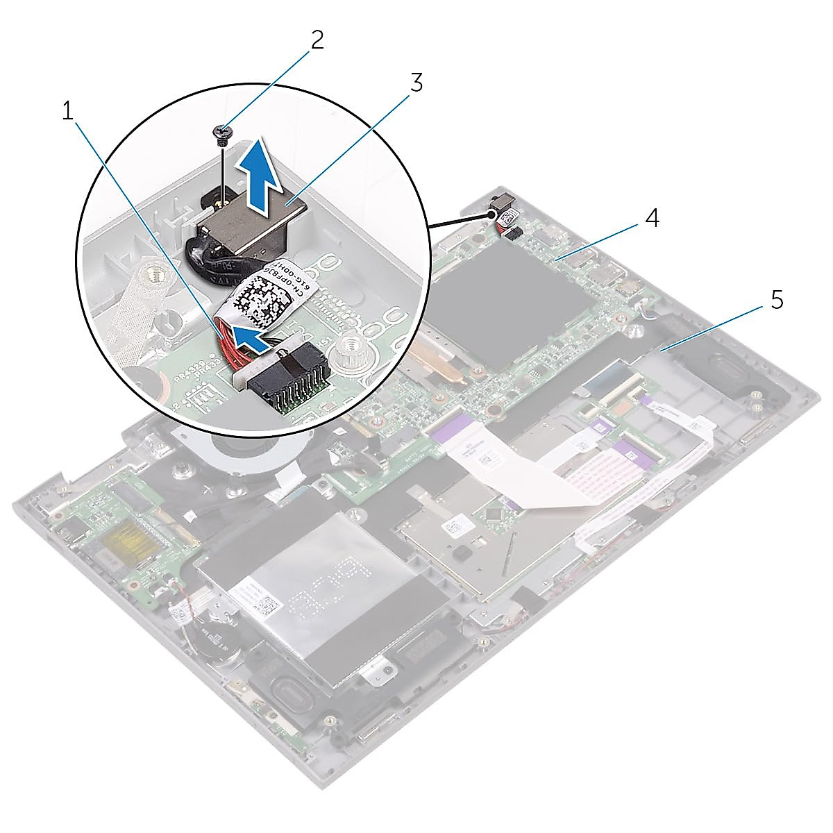Deal4GO DC Power Jack Cable Harness Charging Socket for Dell Inspiron 15 5568 7569 7579 5578 7573 7570 13-5368 5378 7368 7378 Latitude 3390 0JDX1R PF8JG 450.07R03.0013
