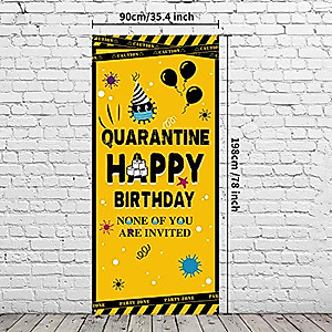 Quarantine Birthday Decorations Banner for Memorable Parties