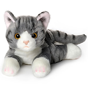 Bearington Lil’ Socks Cat 8 Inch Cat Plush - Cat Plushies - Toy Cat