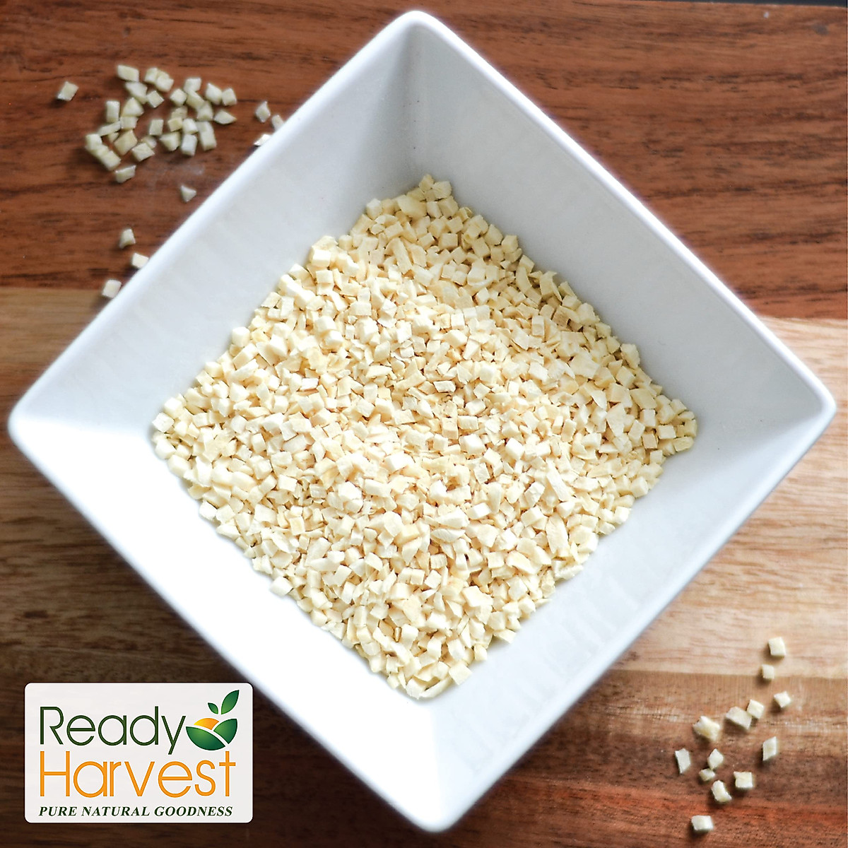 Ready Harvest Freeze-Dried Garlic for Camping Food | Camper Must-Haves Camping Essentials | Hurricane Preparedness Items as Survival Food | Pantry Staples | #10 Can | 25-Year Shelf Life | 6 cans