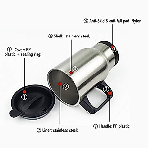 Hair Stylist Coffee Mug - Stainless Steel Travel Cup - 14 Ounce Travel Mug or Office Tea Cups