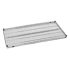 Wire Shelf, 24X48 in., Chrome Plated