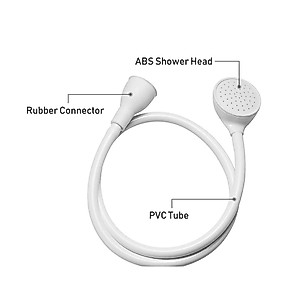 XIGUI Sink Spray Hose,Portable Faucet Sprayer, Shampoo Sprayer Handheld Shower Head Spray Hose for Bathing Baby,Pets,Washing Hair,Rinsing Vegetables