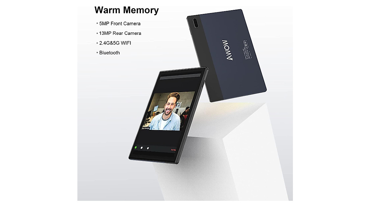 AWOW Android 12 Tablet 10 Inch 8-Core Chip 4GB RAM 64GB Storage
