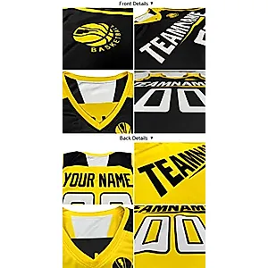 Custom Reversible Basketball Jersey Mesh Performance Uniform Personalized Printed Name Number for Men/Boy