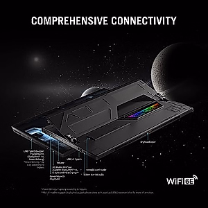 ASUS ROG Flow Z13 (2023) Gaming Laptop Tablet, 13.4” Nebula Display 16:10 QHD 165Hz, GeForce RTX 4050, Intel Core i9-13900H, 16GB LPDDR5, 1TB PCIe SSD, Wi-Fi 6E, Windows 11, GZ301VU-DS94,Black