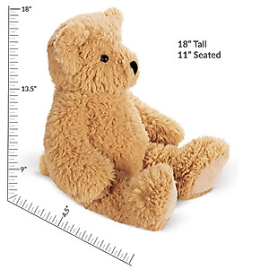Vermont Teddy Bear Stuffed Animal - Stuffed Teddy Bears, Whipped Honey Brown, Super Soft, 18 Inch