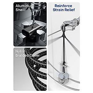 JSAUX Aux Cord for iPhone 3.3FT, 3.5mm Aux Cable for Car Compatible with iPhone 14 13 12 11 XS XR X 8 7 6 iPad iPod for Car Home Stereo, Speaker, Support All iOS Version-Black