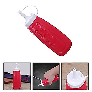 Luxshiny Bottle Dispenser Condiment Squeeze Bottle Squirt Bottle: Empty Refillable Sauce Bottles Dispenser for Paint Ketchup Mustard Oil Sauces Resin Cake Decorating Oil Bottle Dispenser