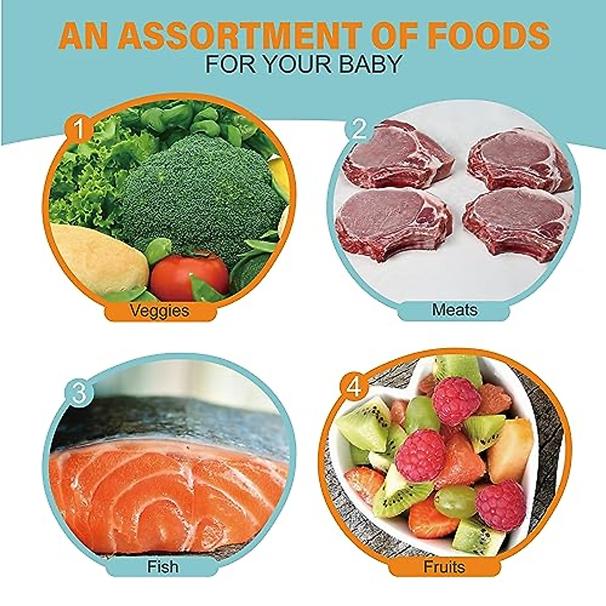 Amplim Baby Food Maker for Nutritious Homemade Meals | 11-in-1 Processor with Steam, Blend, Puree, Grinder, Chopper, Juicer, Defroster, Reheater, Cooker, Meal Station, and Bottle Sanitizer and Warmer