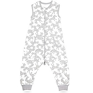 Toddler Sleep Sack for 2t-3t, 0.5 TOG Sleep Sack Baby Wearable Blanket, Toddler Baby Sleep Sack with Feet, Sleeveless Breathable Sleep Sacks for Baby Boys or Girls