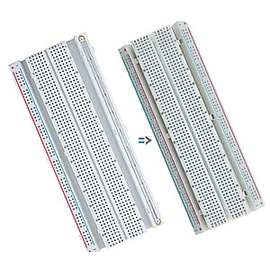 California JOS 1 PCS Breadboard 830 Point Solderless Prototype PCB Board Kit for Arduino Proto Shield Distribution Connecting Blocks