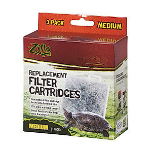 Zilla Replacement Filter Cartridges Medium, 3 Pack