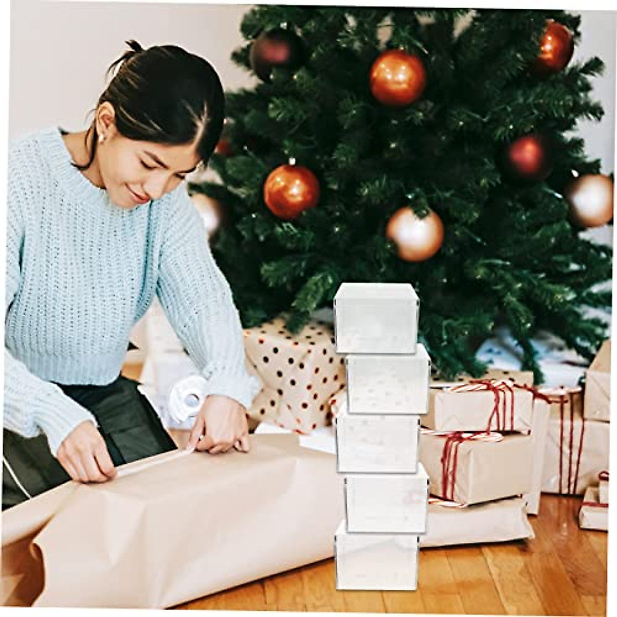 ULTECHNOVO 6pcs Boxes Transparent Mousse Box Mini Food Containers Cupcake Boxes Disposable Cake Containers Clear Cupcake Boxes Bakery Take Out Containers Toy Containers Transparent Box Ps Pie